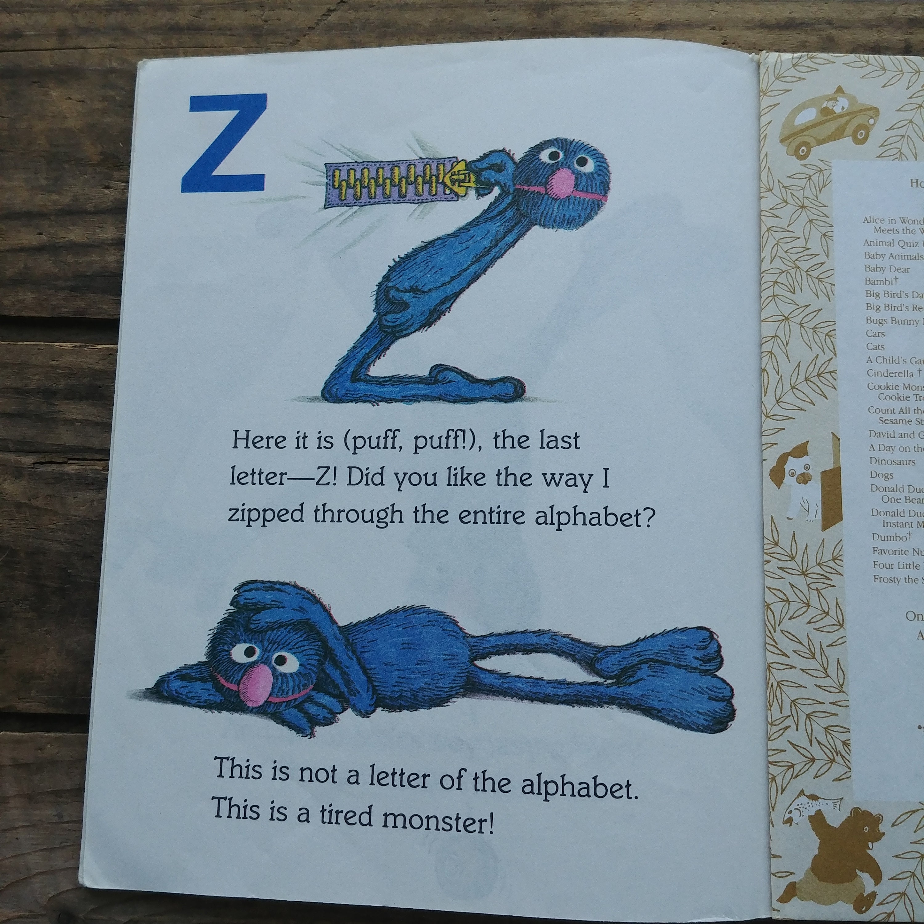 Grover's Own Alphabet Vintage Sesame Street Book Little - Etsy