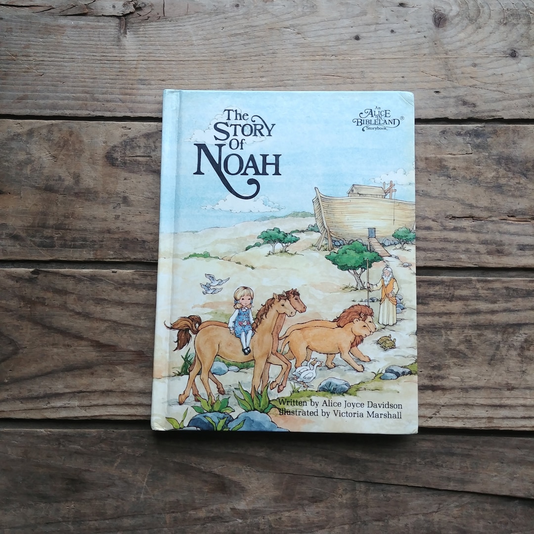 The Story of Noah, Children's Book, Alice in Bible Land - Etsy