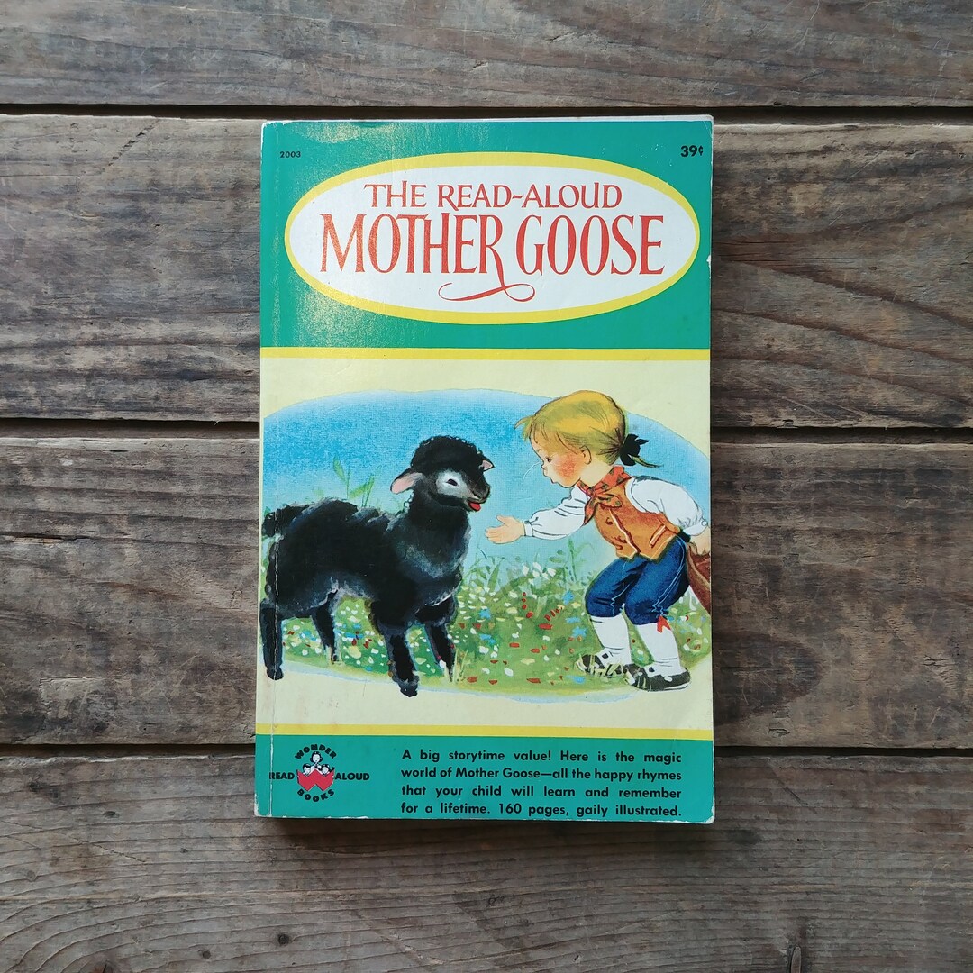 The Read Aloud Mother Goose Book, Wonder Books, Vintage 1957 - Etsy