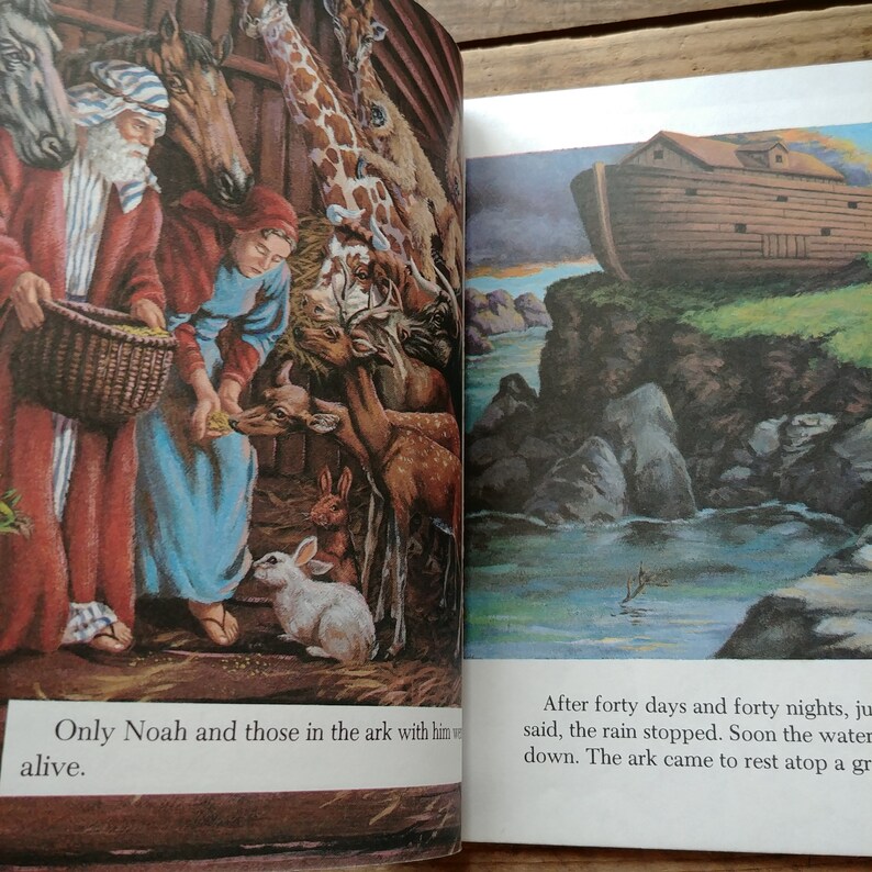 Noah's Ark Little Golden Book Bible Story - Etsy Canada