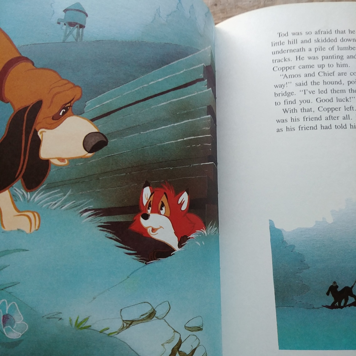 The Fox and the Hounds, Disney Book - Etsy