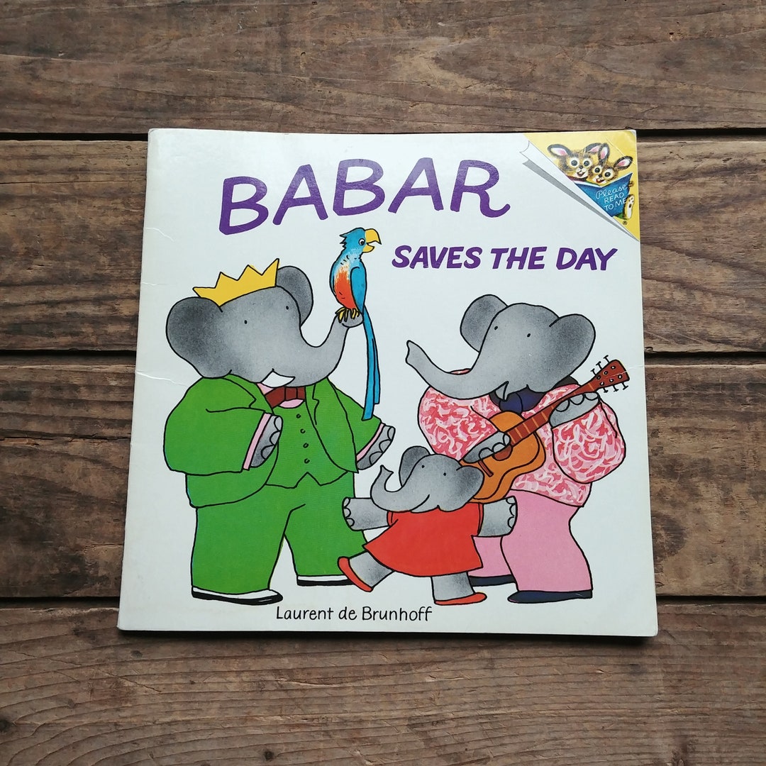 Babar Saves the Day, a Children's Book by Laurent De Brunhoff - Etsy