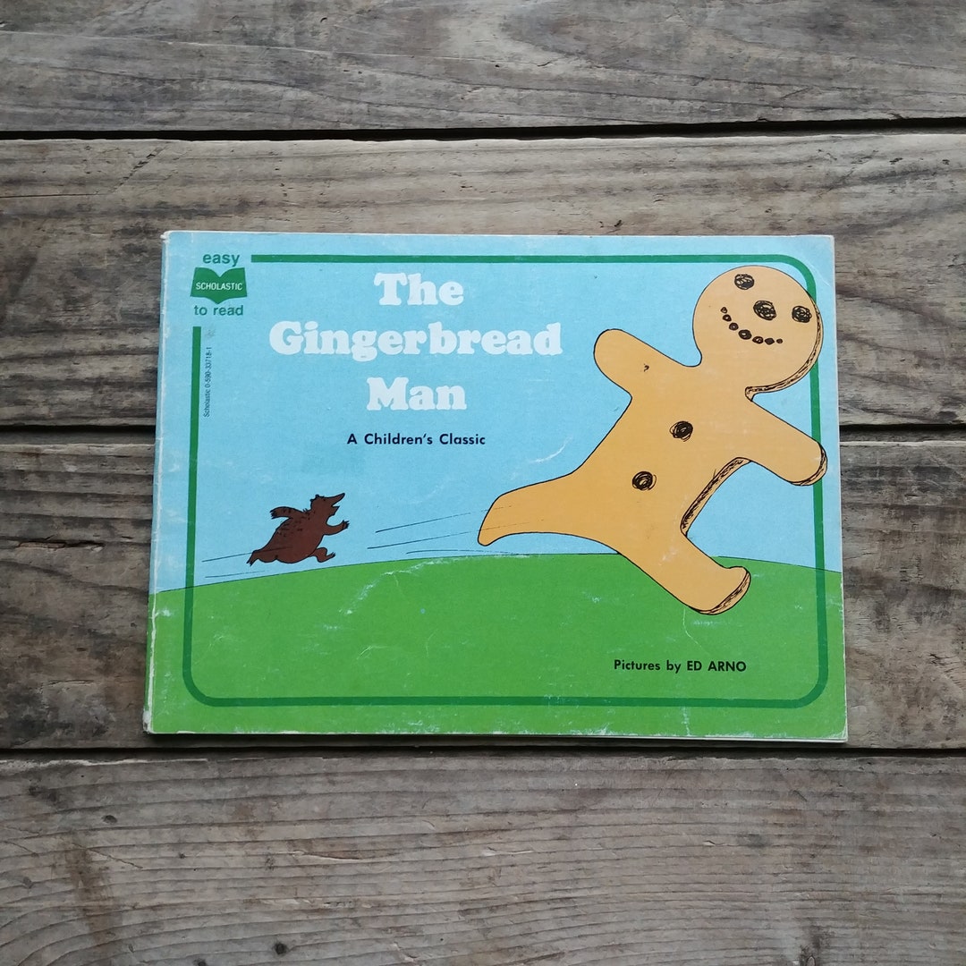 The Gingerbread Man, Children's Book, Scholastic Vintage, Pictures by ...