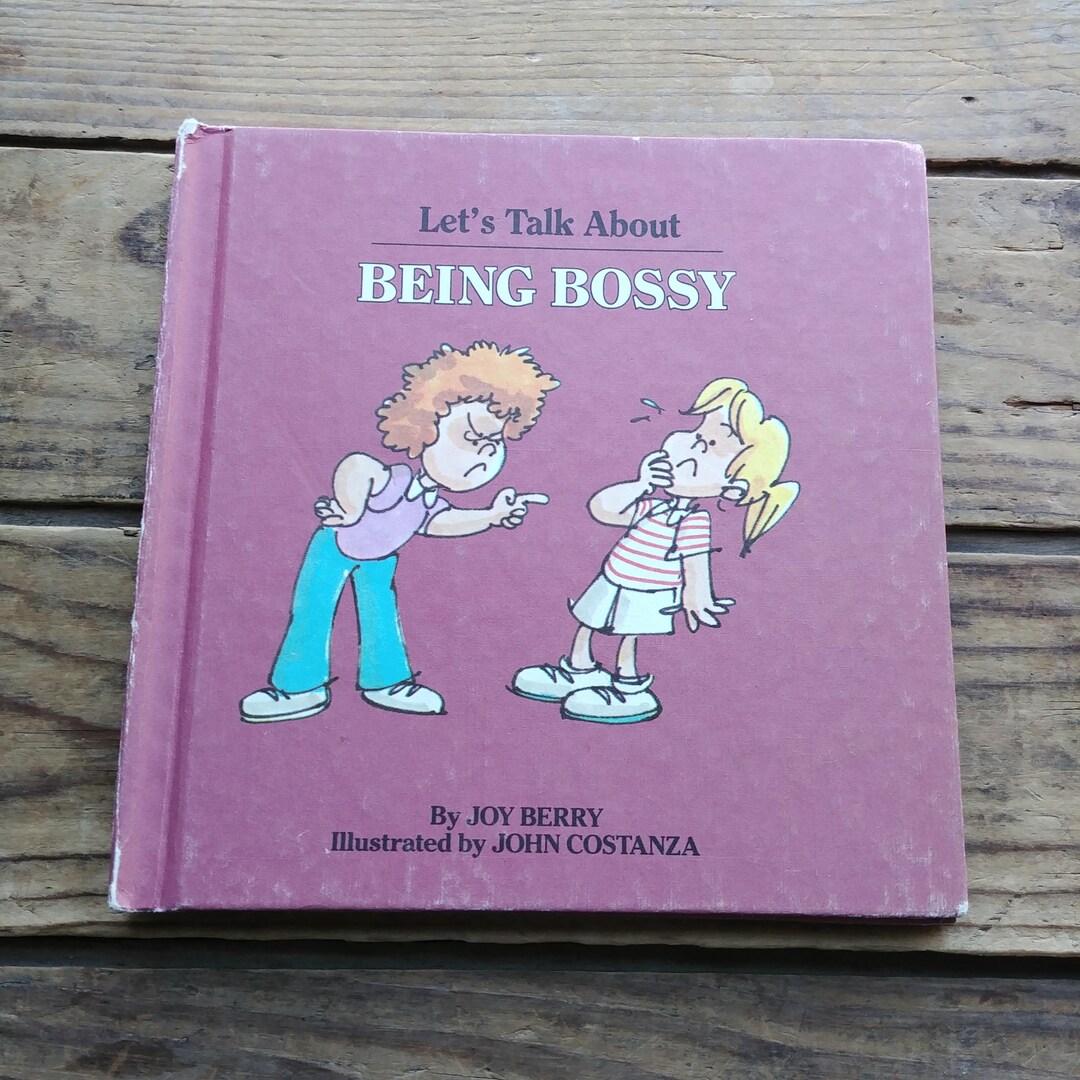 Let's Talk About Being Bossy, a Joy Berry Book, Vintage 1980s - Etsy