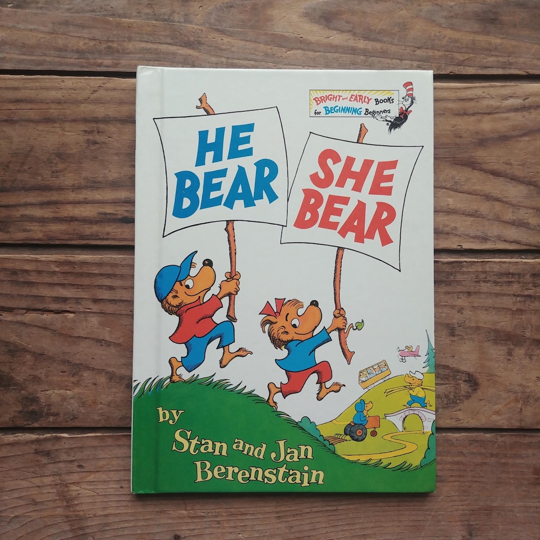 He Bear She Bear, a Berenstain Bears Book for Children, Vintage - Etsy