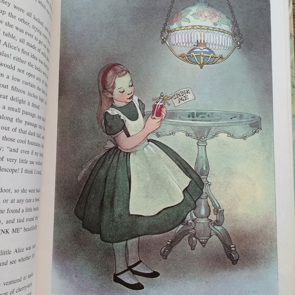 Alice in Wonderland Peter Pan vintage book 2 in 1 1955 | Etsy