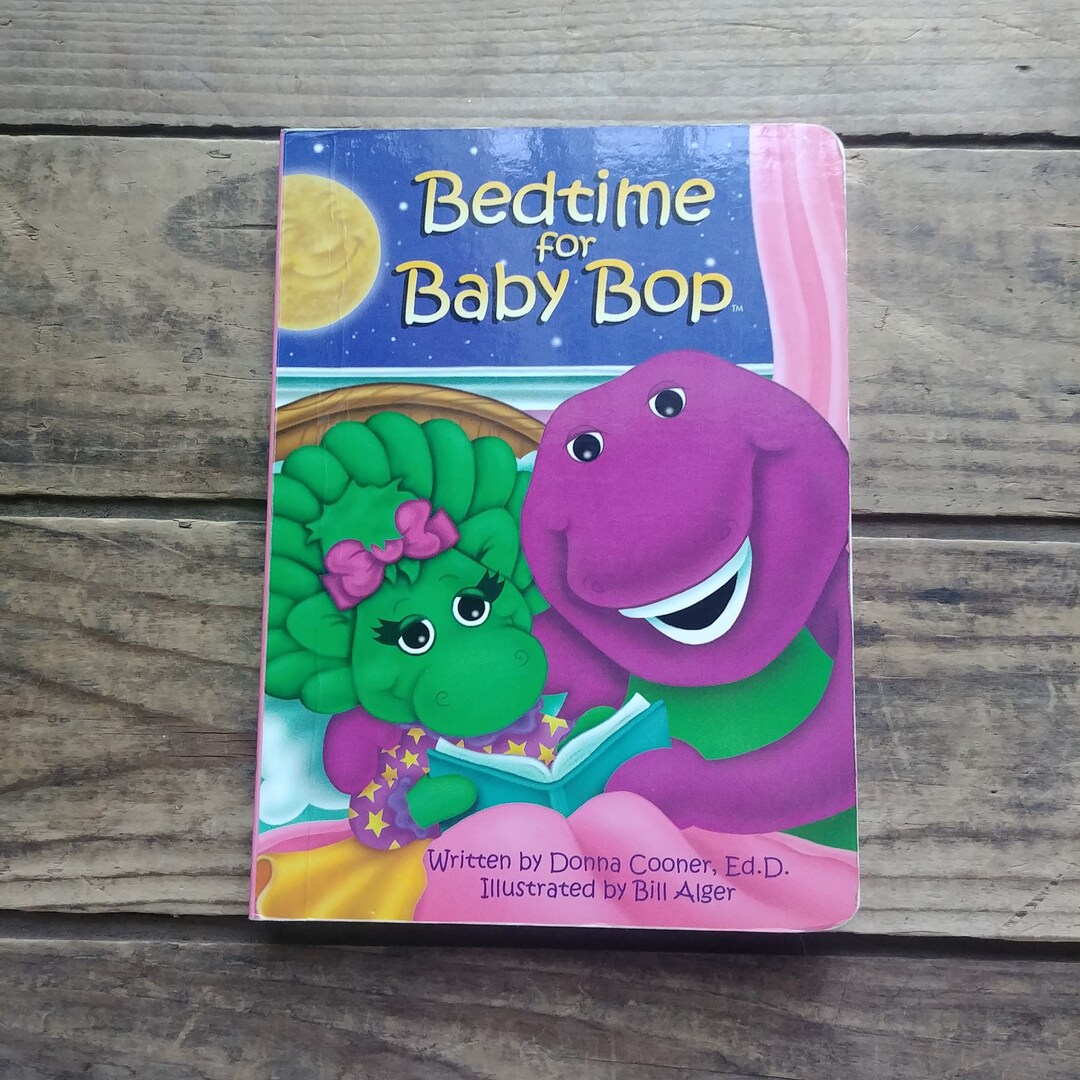 Bedtime for Baby Bop A Barney Board Book Purple Dinosaur - Etsy
