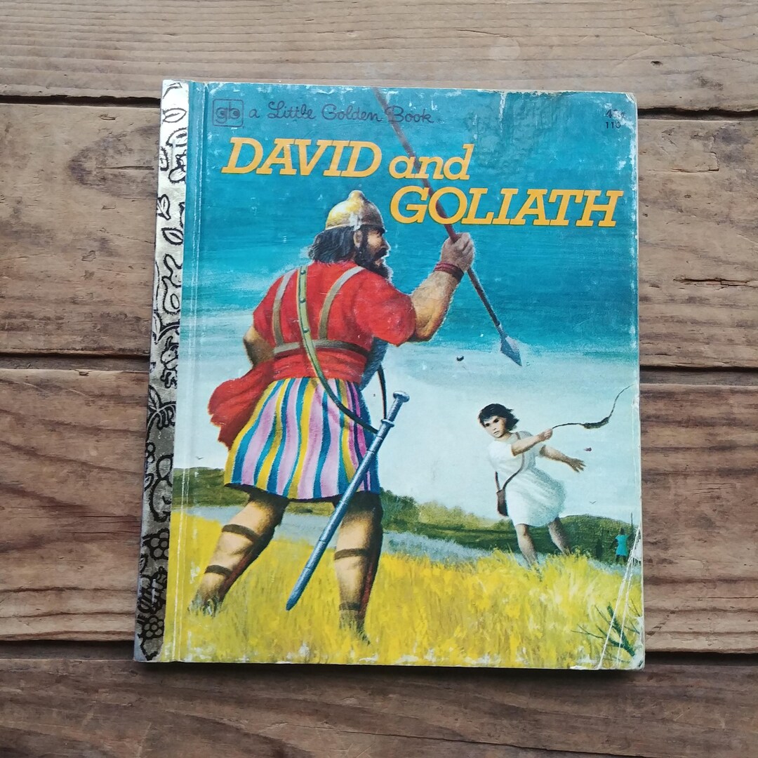 David and Goliath, A Little Golden Book, Barbara Shook Hazen, Bible ...