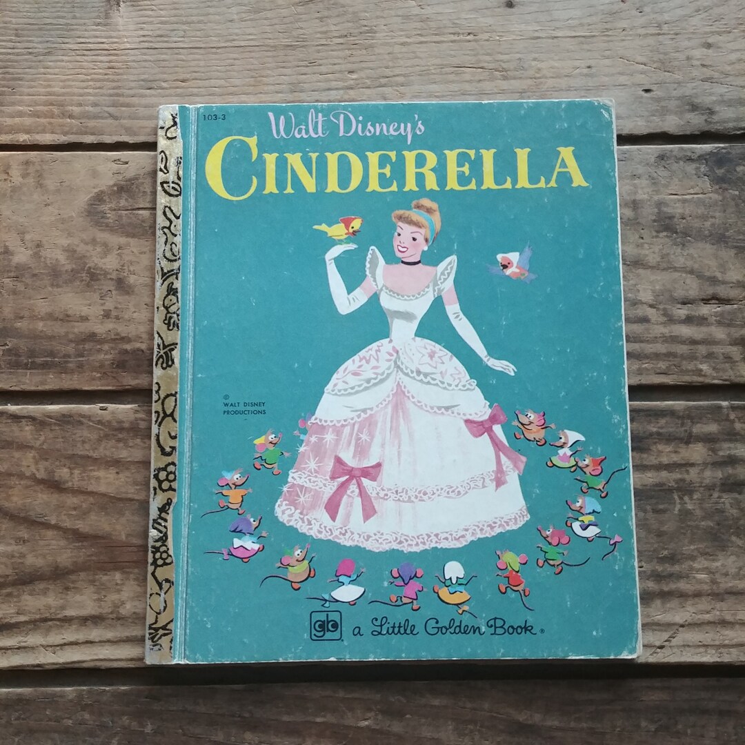 Cinderella Vintage Little Golden Book - Etsy