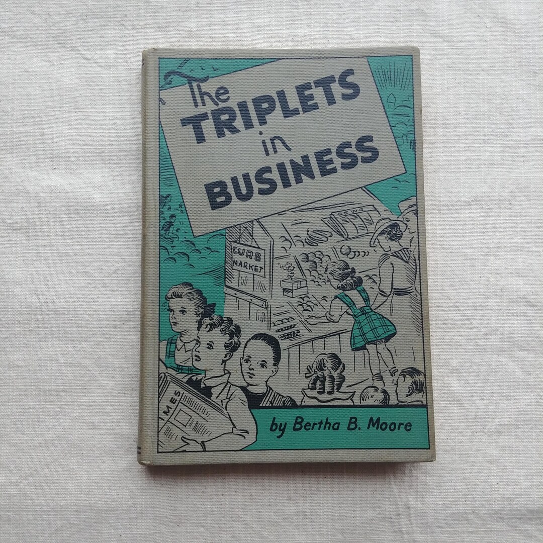 The Triplets in Business, a Children's Chapter Book Vintage 1930s, by ...