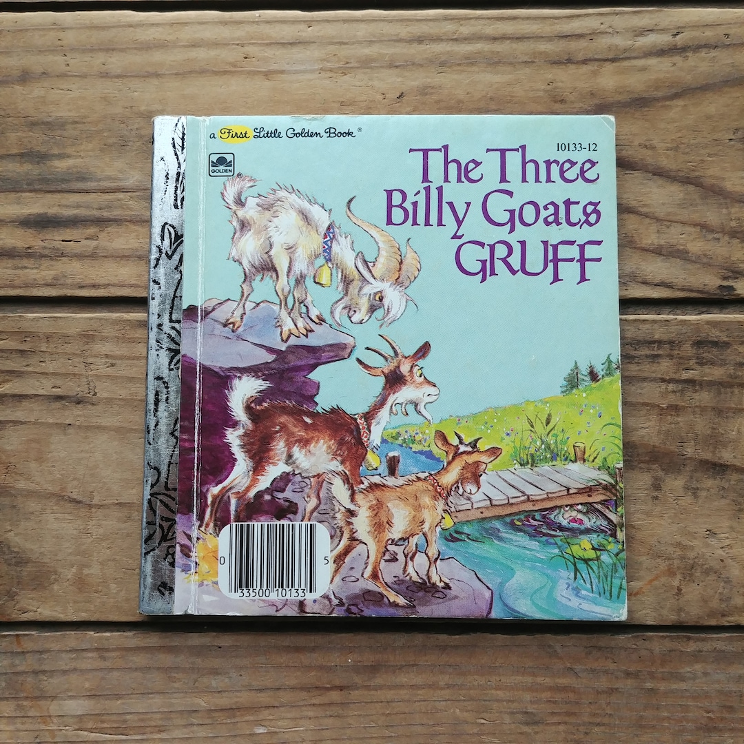 The Three Billy Goats Gruff, a First Little Golden Book, Vintage 1980s ...