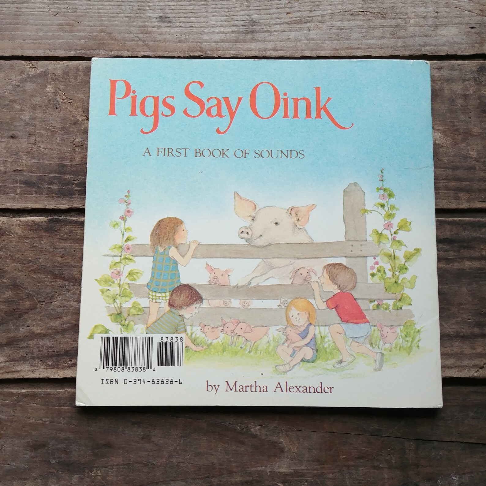 Pigs Say Oink vintage kids paperback A First Book of | Etsy