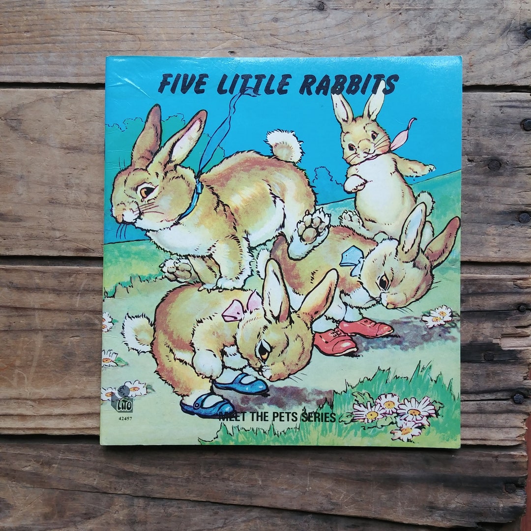 Five Little Rabbits, a Children's Book, Meet the Pets Series - Etsy