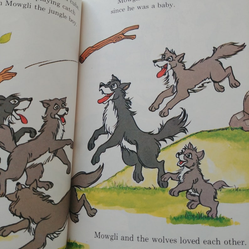 The Runaway Wolf Cub Walt Disney Kid's Book - Etsy
