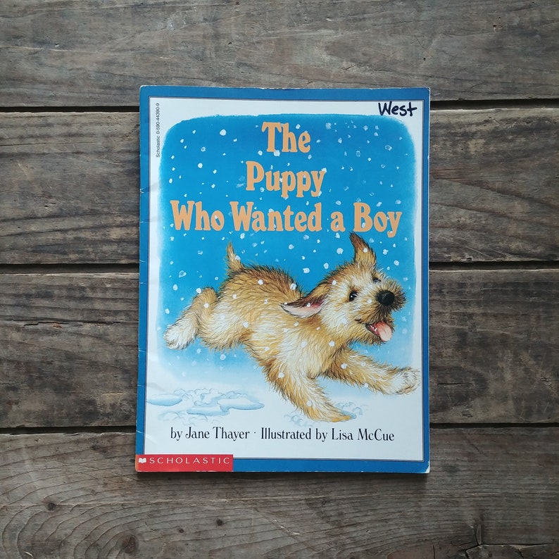 The Puppy Who Wanted a Boy Children's Paperback Book by - Etsy