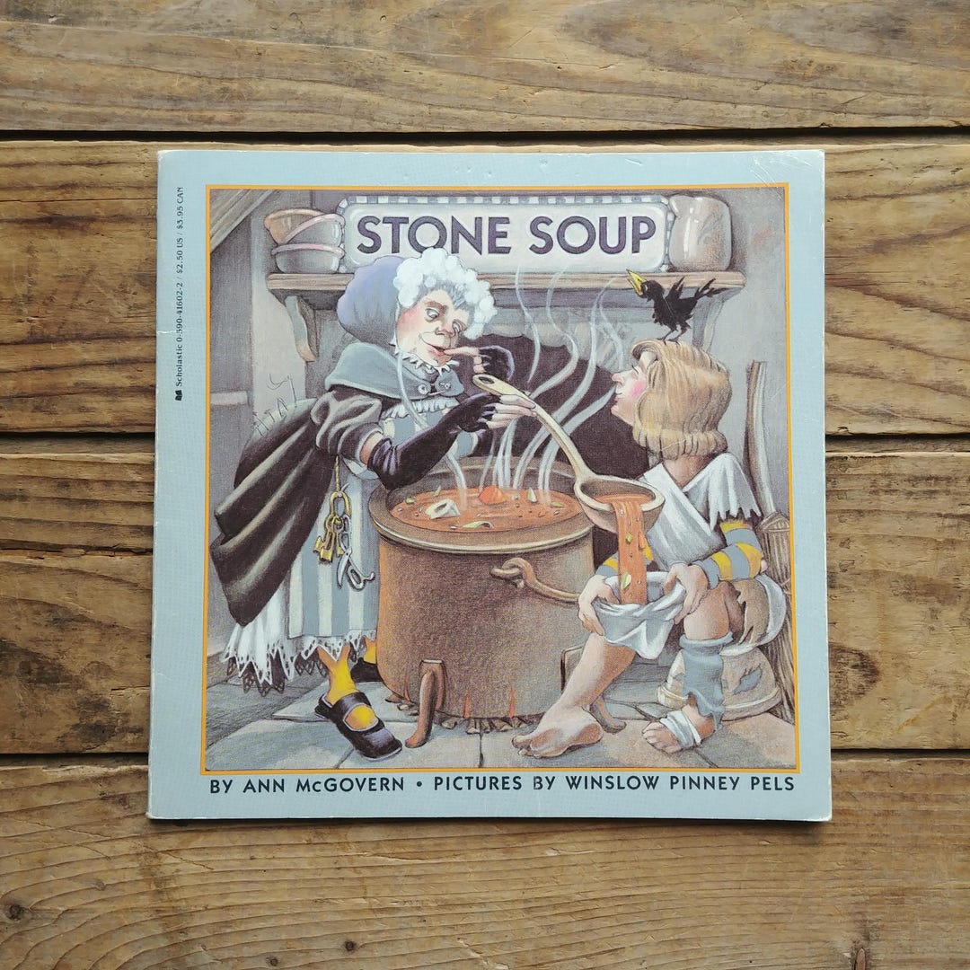 Stone Soup, Vintage Kids Book, Old Favorite Children's Stories - Etsy