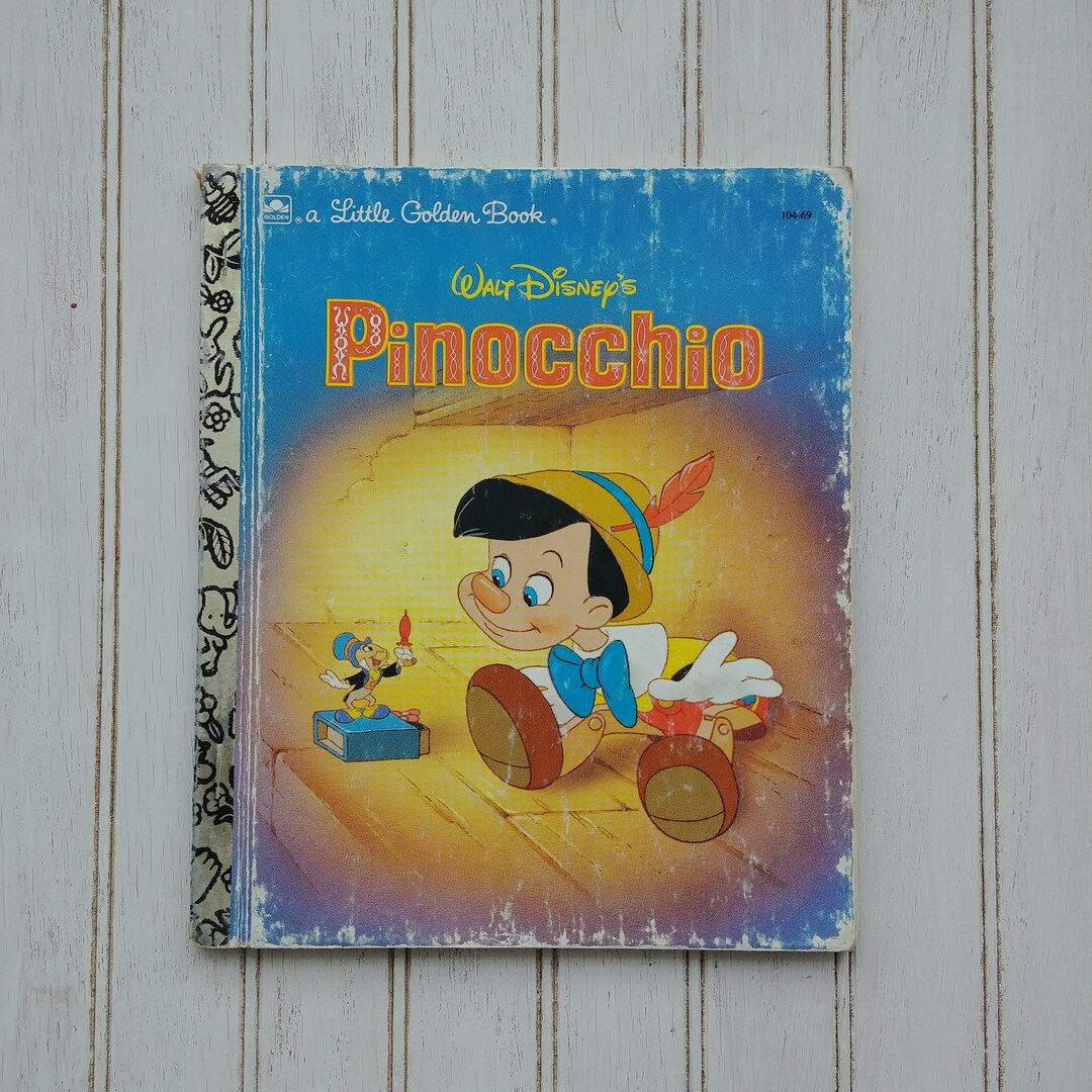 Pinocchio, Little Golden Book, Walt Disney - Etsy