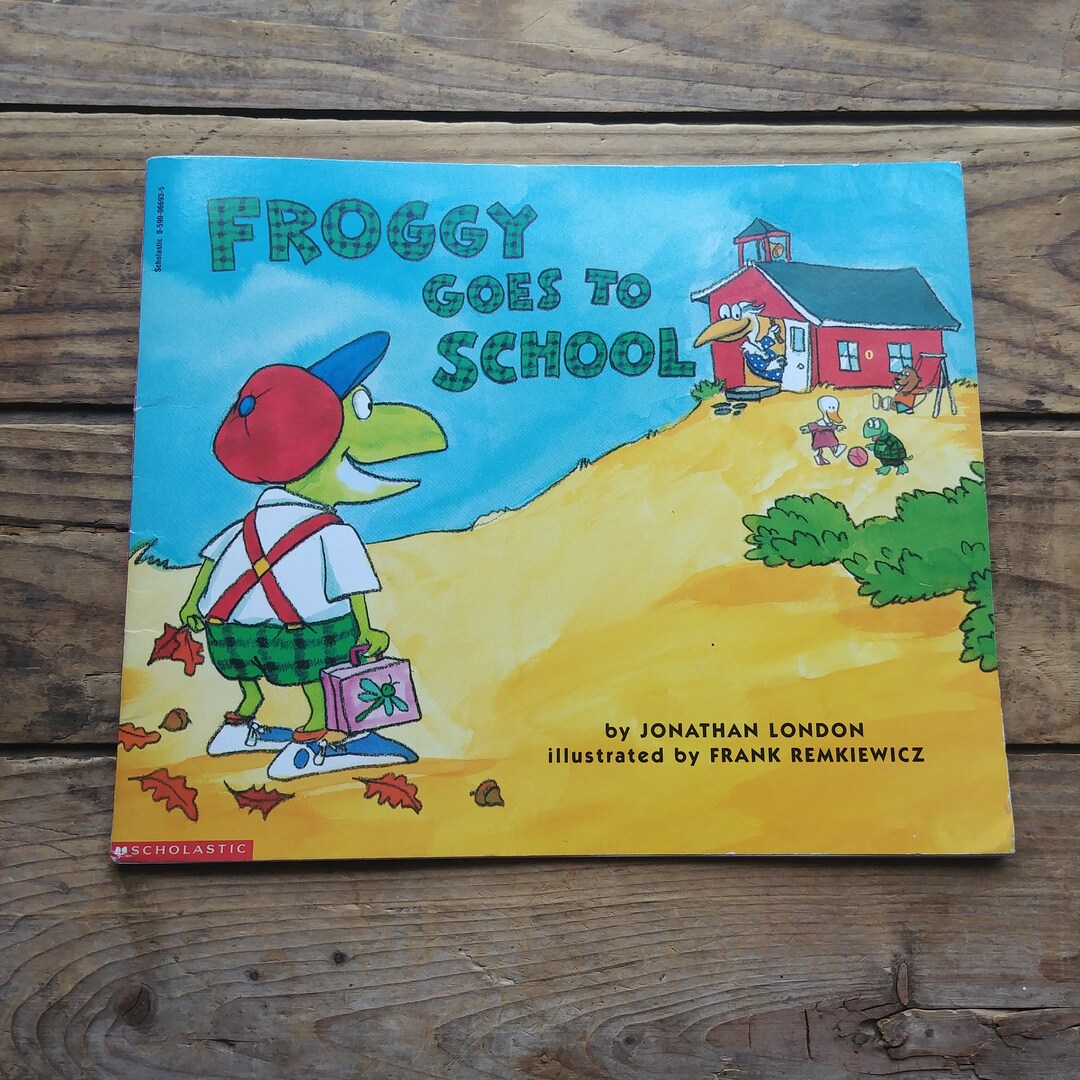 Froggy Goes to School, by Jonathon London - Etsy