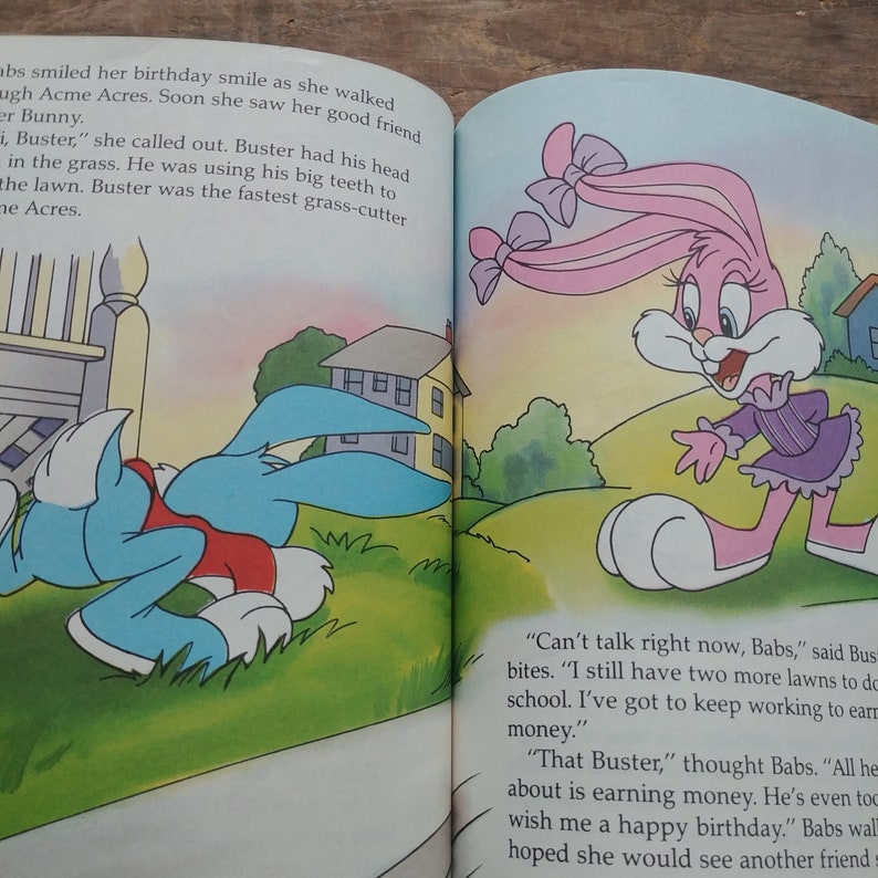 Tiny Toon Adventures Happy Birthday Babs Little Golden Book - Etsy