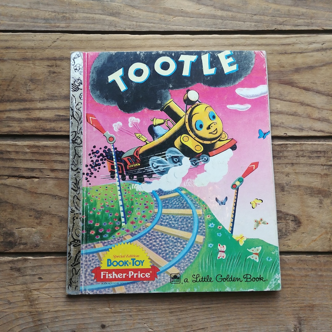 Tootle, Vintage Little Golden Book, Train Engine Story for Kids, Old ...