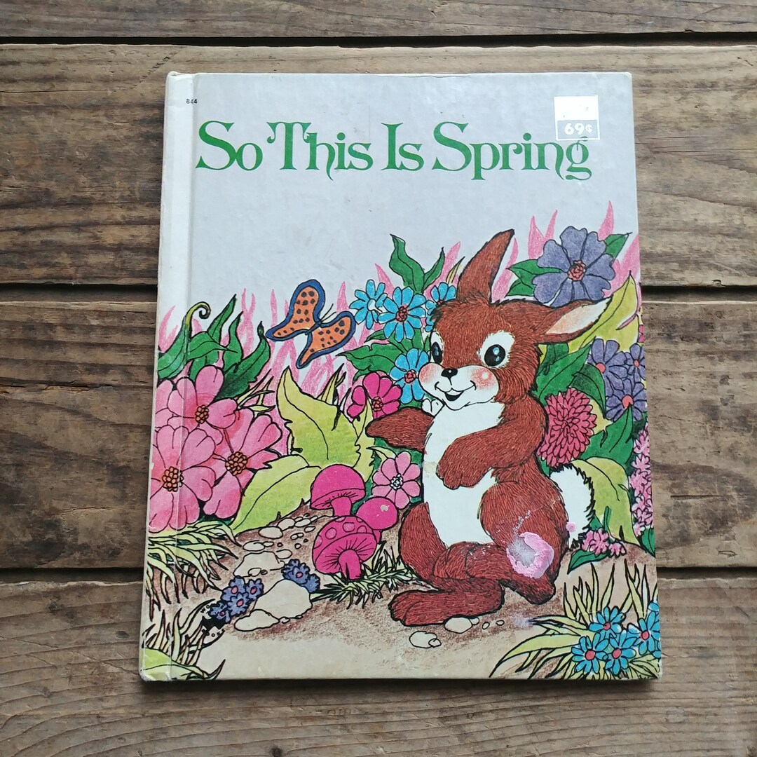 So This is Spring, A Vintage Wonder Book for Kids - Etsy