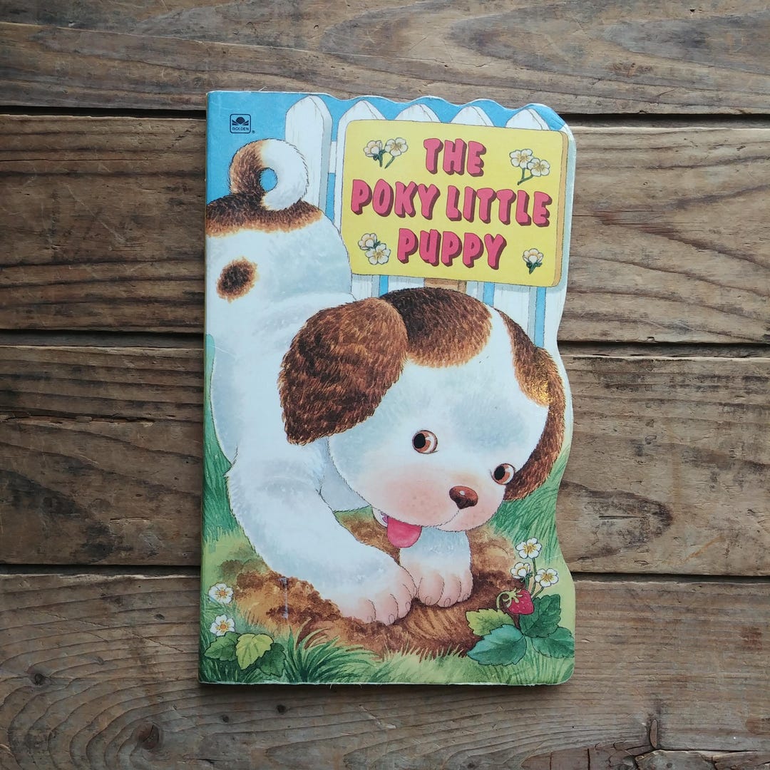 The Poky Little Puppy, Golden Sturdy Shape Book, a Board Book for Kids ...