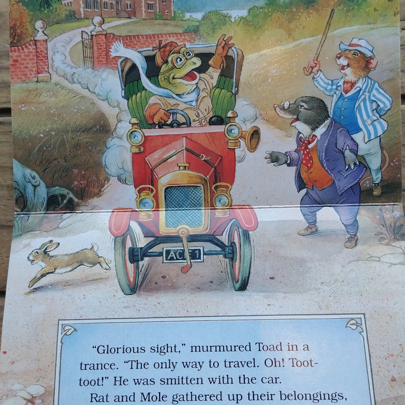 Wind in the Willows, the Open Road, a Board Book for Kids - Etsy