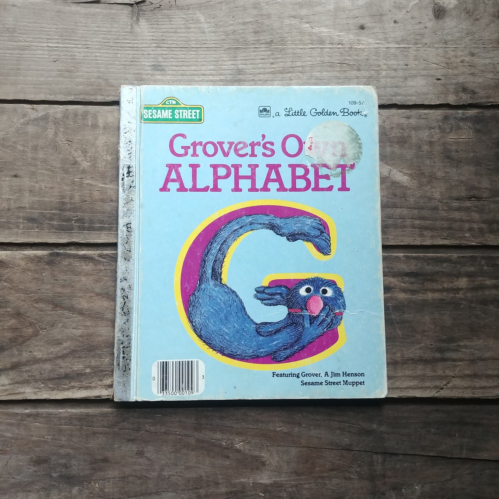 Grover's Own Alphabet vintage Sesame Street Book Little | Etsy