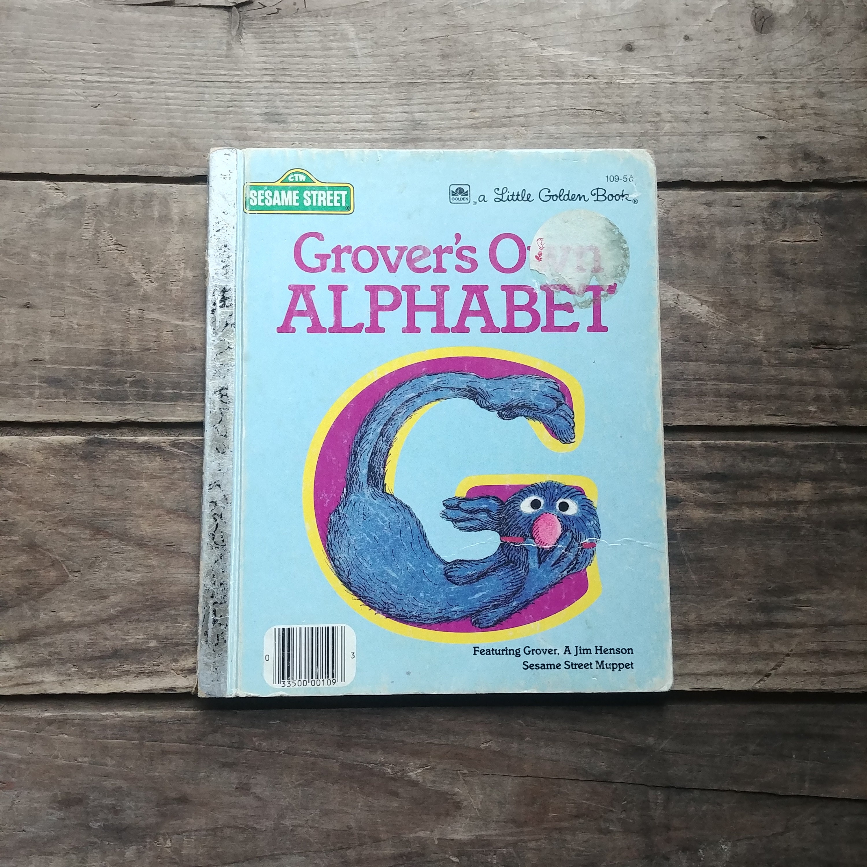 Grover's Own Alphabet vintage Sesame Street Book Little | Etsy