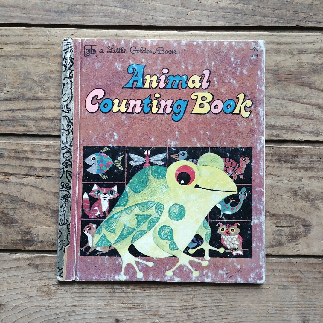 Animal Counting Book, Little Golden Book Vintage 1970s - Etsy