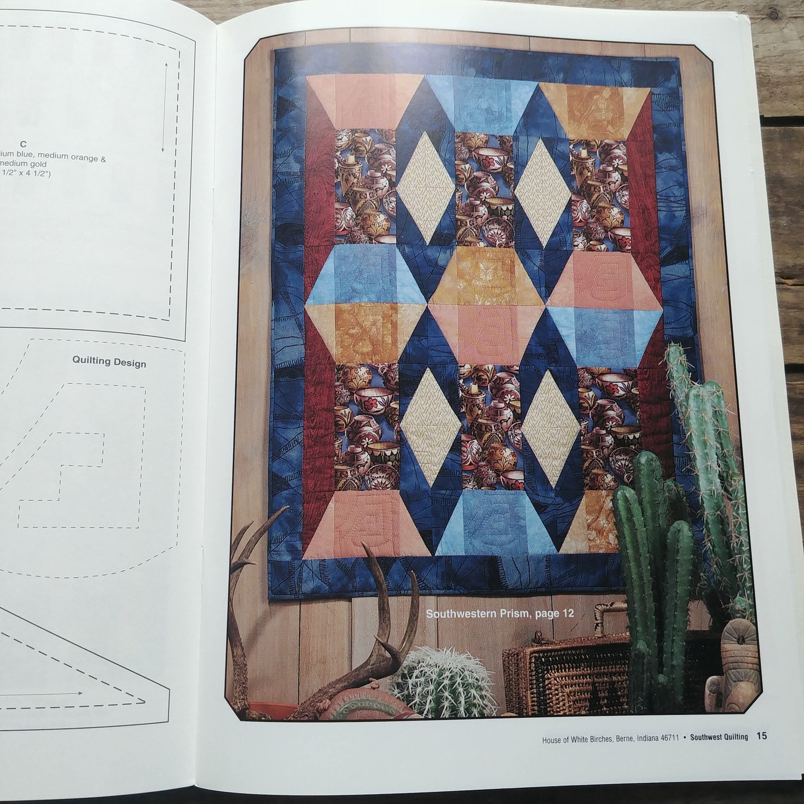 Southwest Quilts Wall Quilt Pattern Book Designs by Joyce - Etsy