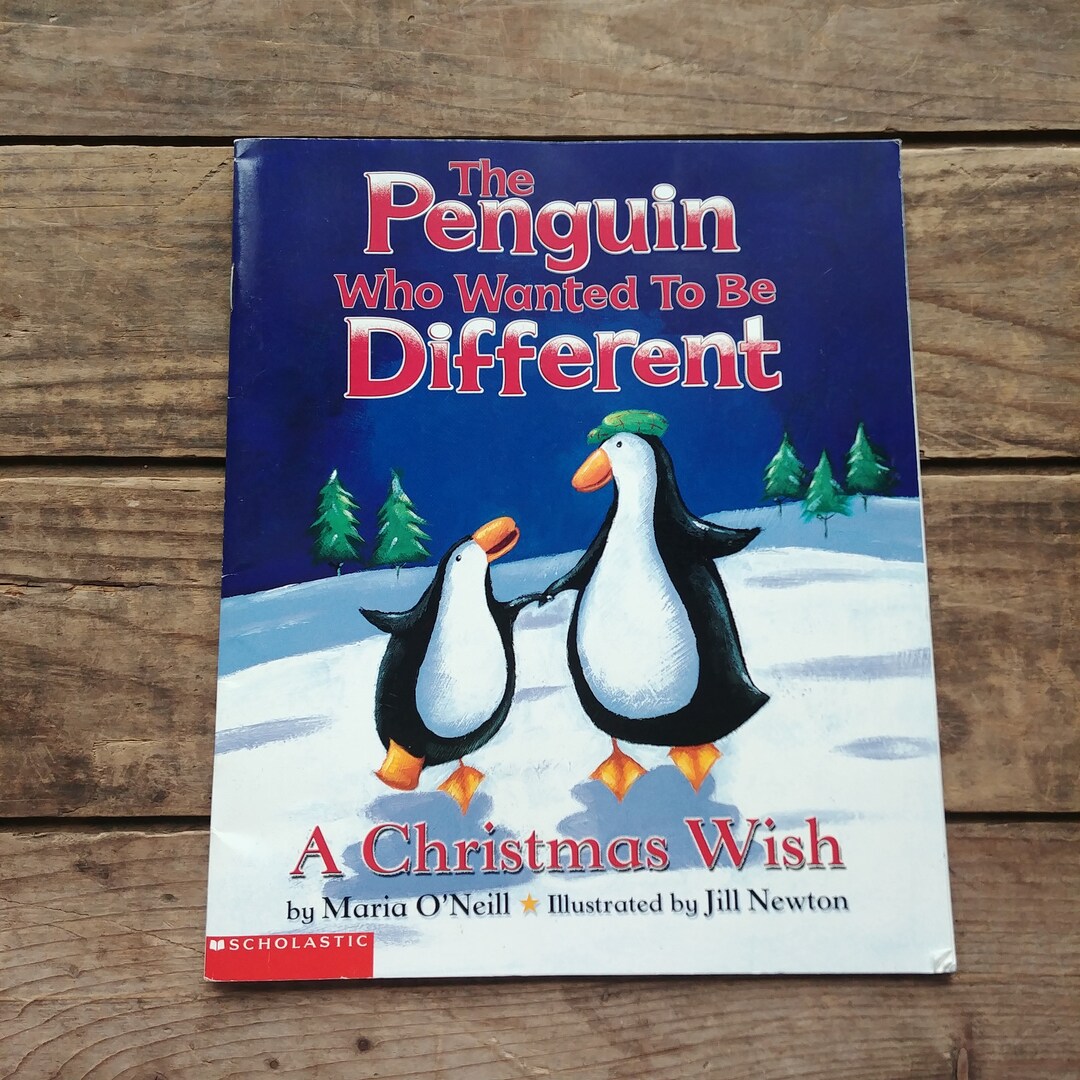 The Penguin Who Wanted to Be Different, Vintage Kid's Paperback Book - Etsy