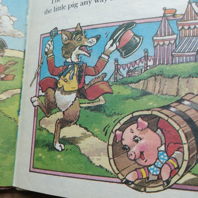 The Three Little Pigs Golden Tell a Tale Book for Children - Etsy