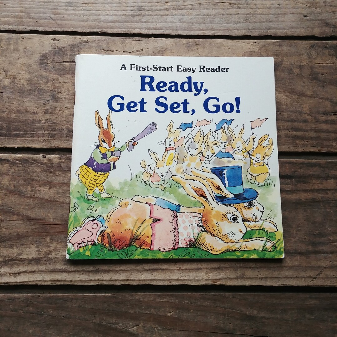 Ready, Get Set, Go, Children's Book First-start Easy Reader - Etsy