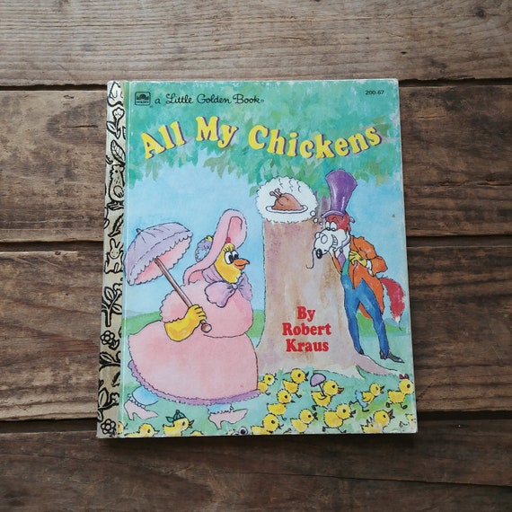 All My Chickens Little Golden Book | Etsy