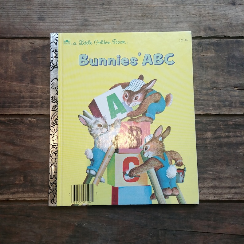 Bunnies' ABC Little Golden Books vintage 1980s | Etsy