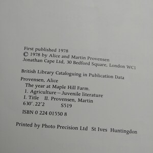 The Year at Maple Hill Farm, a Children's Book by Alice and Martin ...