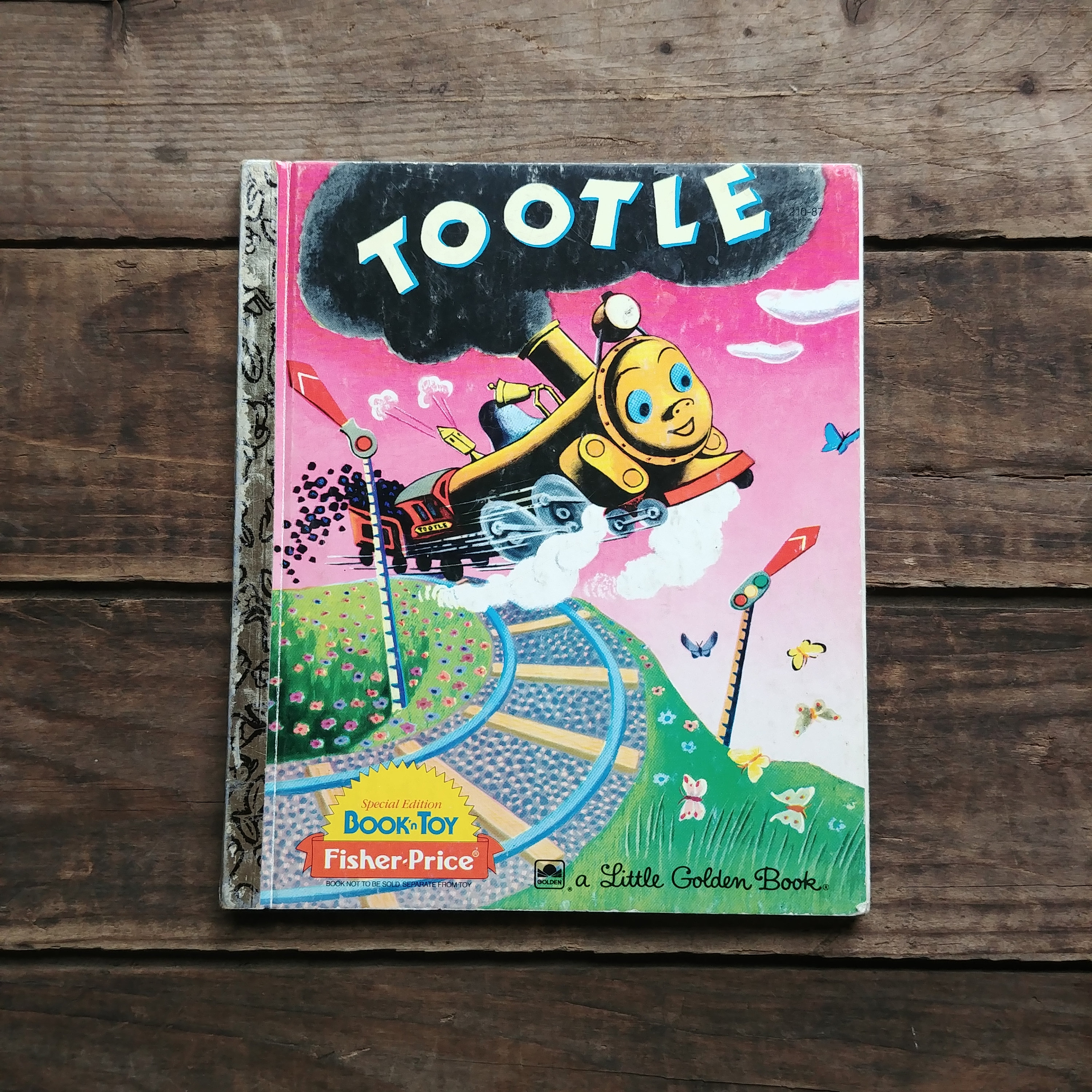 Tootle vintage little golden book train engine story for | Etsy