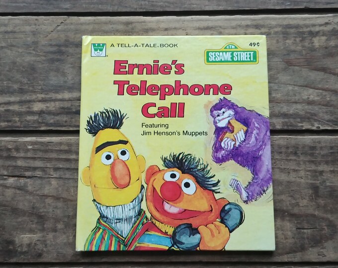 Ernie's Telephone Call, Sesame Street Books, Vintage Whitman Tell a ...