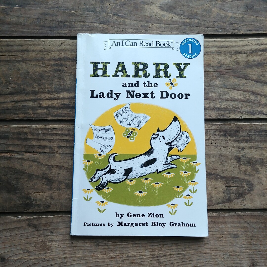 Harry and the Lady Next Door, an I Can Read Book by Gene Zion - Etsy