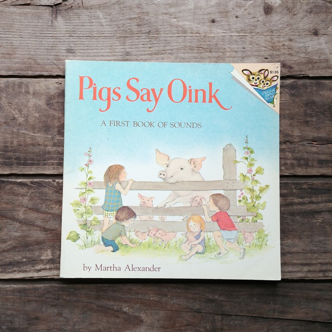 Pigs Say Oink vintage kids paperback A First Book of | Etsy