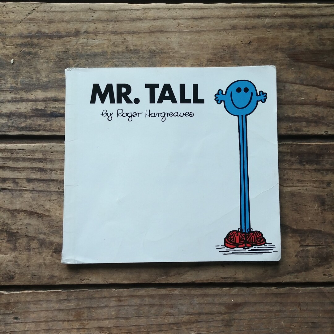 Mr. Tall A Roger Hargreaves Mr. Men Book for Kids - Etsy