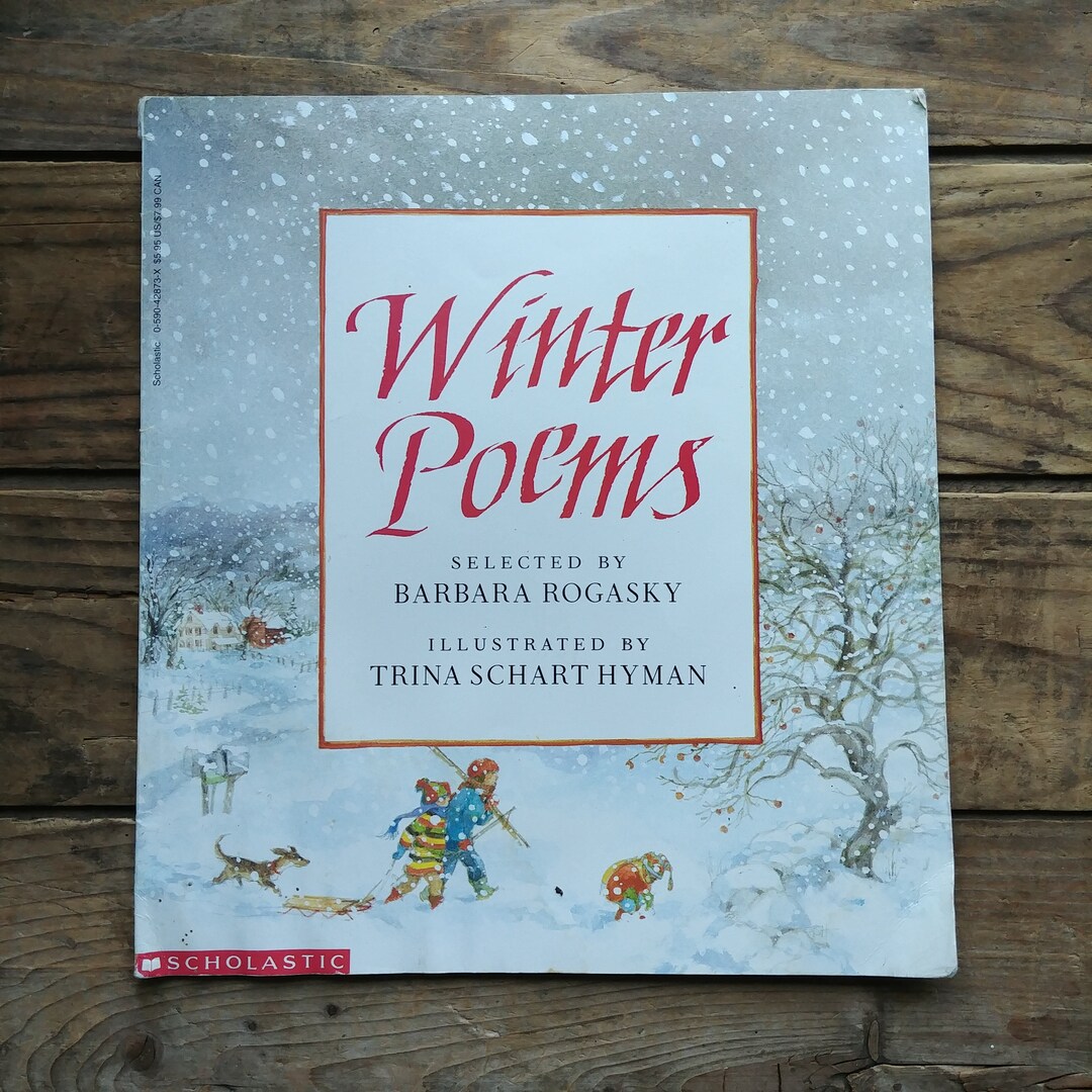 Winter Poems, Book for Children, Barbara Rogasky, Scholastic Vintage - Etsy