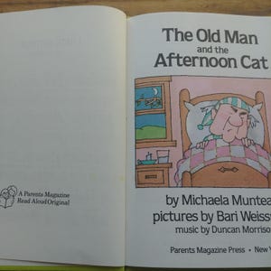 The Old Man and the Afternoon Cat, a Children's Book by Michaela ...