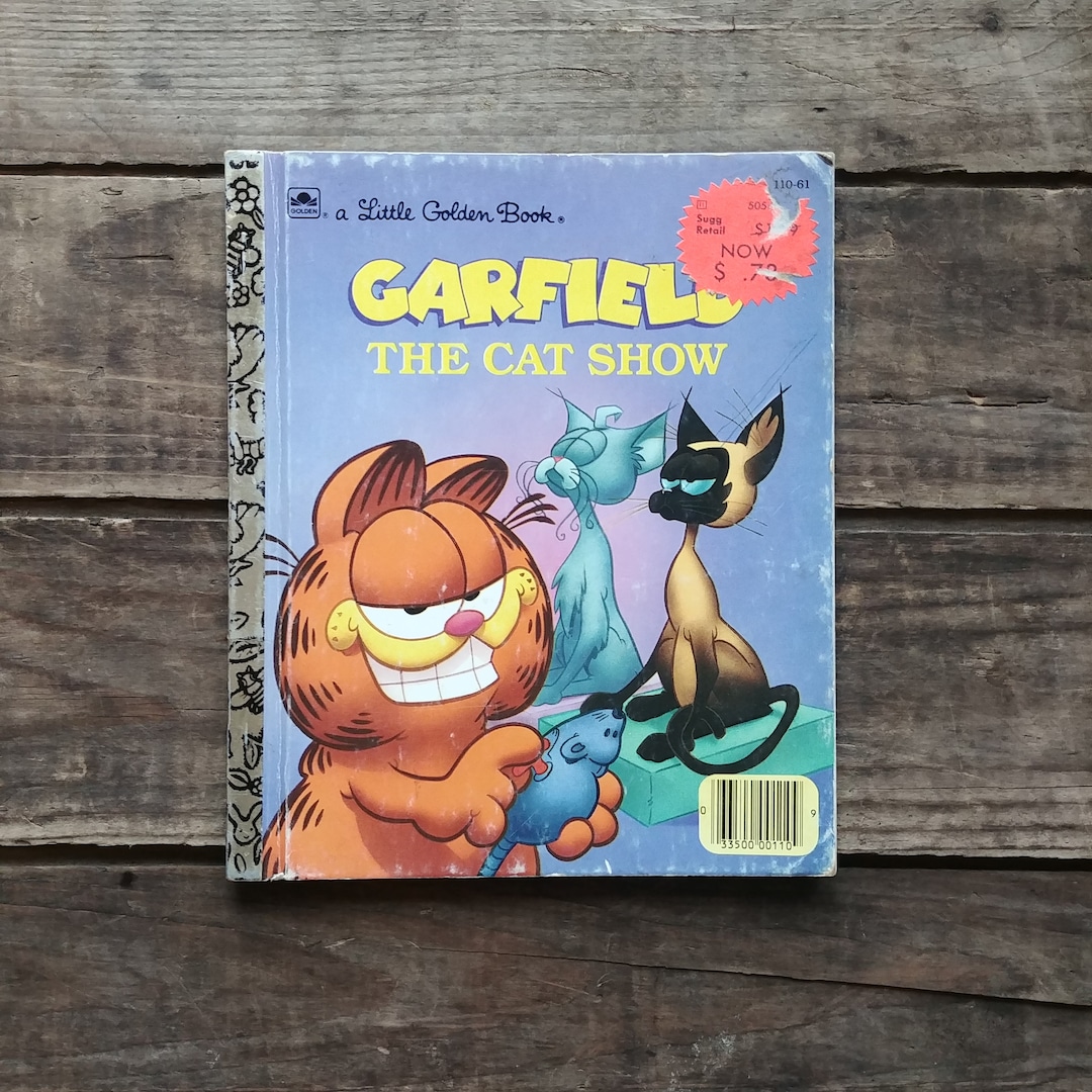 Garfield the Cat Show, Vintage Little Golden Book - Etsy