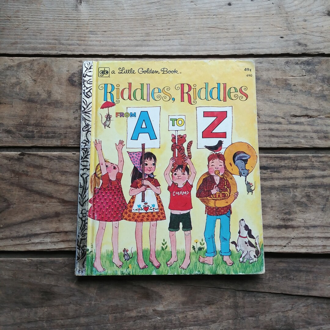 Riddles, Riddles A to Z, a Little Golden Book, Vintage 1970s - Etsy