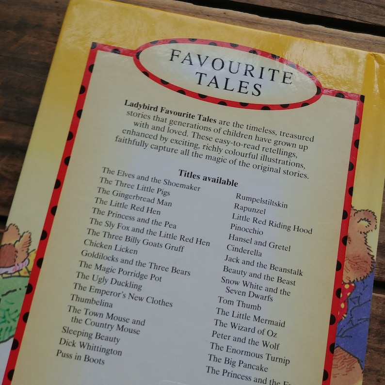 Goldilocks and the Three Bears, Ladybird Book - Etsy