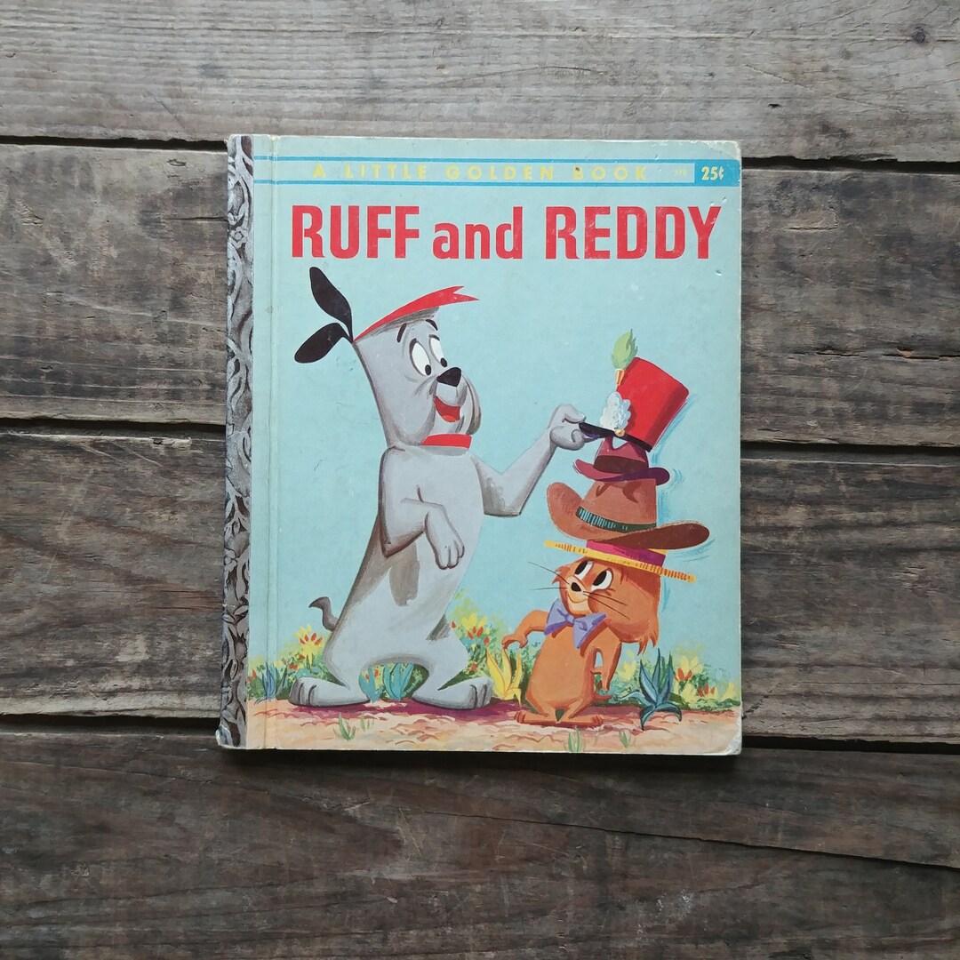 Ruff and Reddy, Little Golden Book, Vintage 1950s, Fathers Day Gift - Etsy