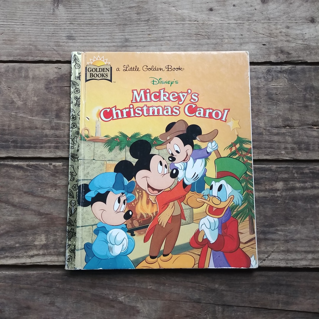 Mickey's Christmas Carol, A Little Golden Book, Disney Story, Holiday ...
