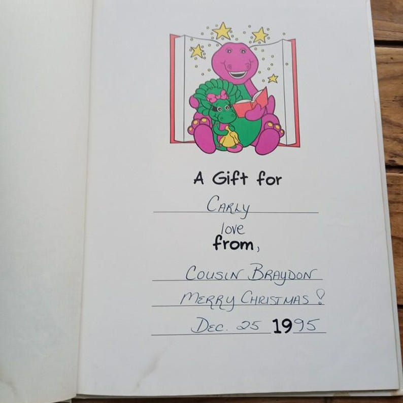 Barney's Favorite Mother Goose Rhymes, Vintage Barney the Dinosaur ...